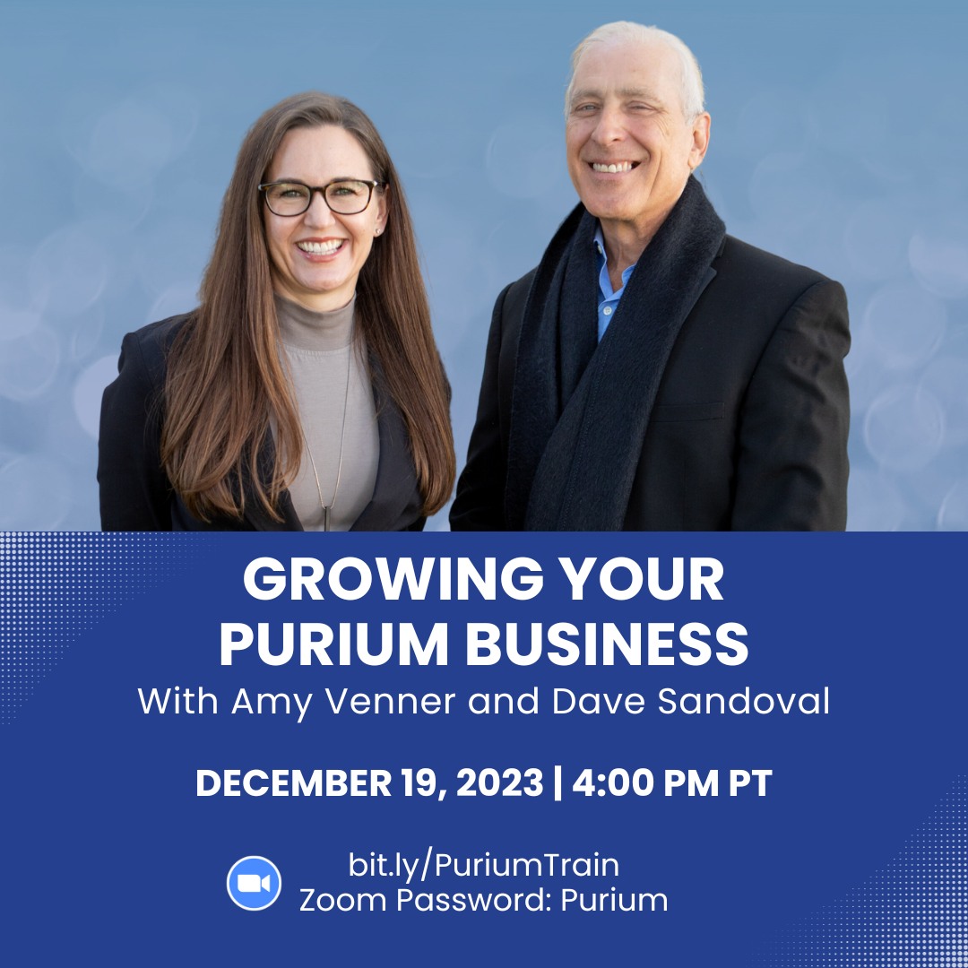 Growing Your Purium Business With Amy Venner & Dave Sandoval